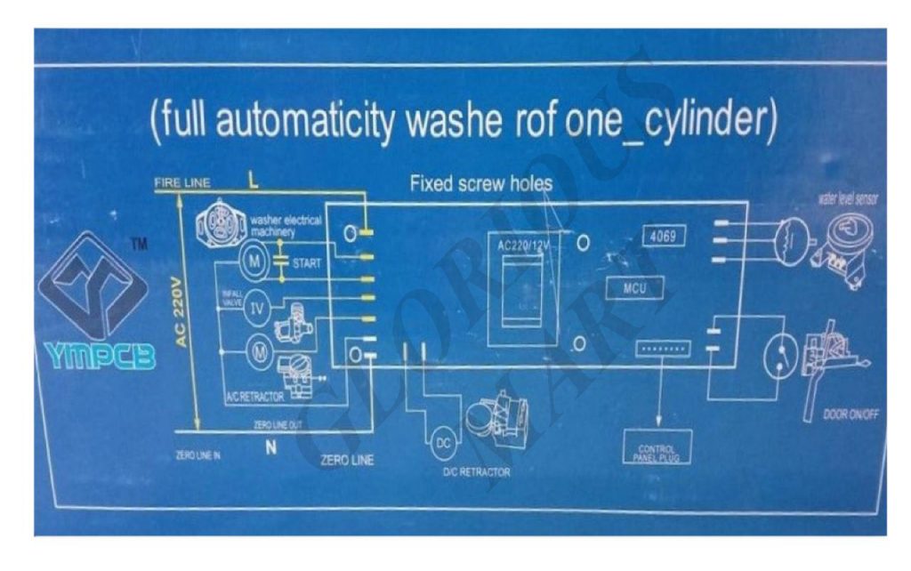 Universal Board For Top Loading Automatic Washing Machine Part – UBA-1 ...