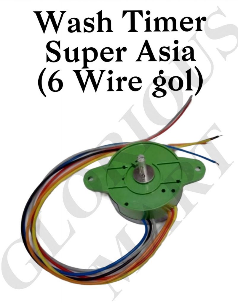 Wash Timer 6 Wire Gol (Super Asia) Washing Machine Parts – WT-8 ...