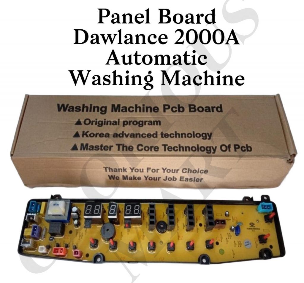 Panel Board (Dawlance 2000A) Automatic Washing Machine Parts – PBA-3 ...
